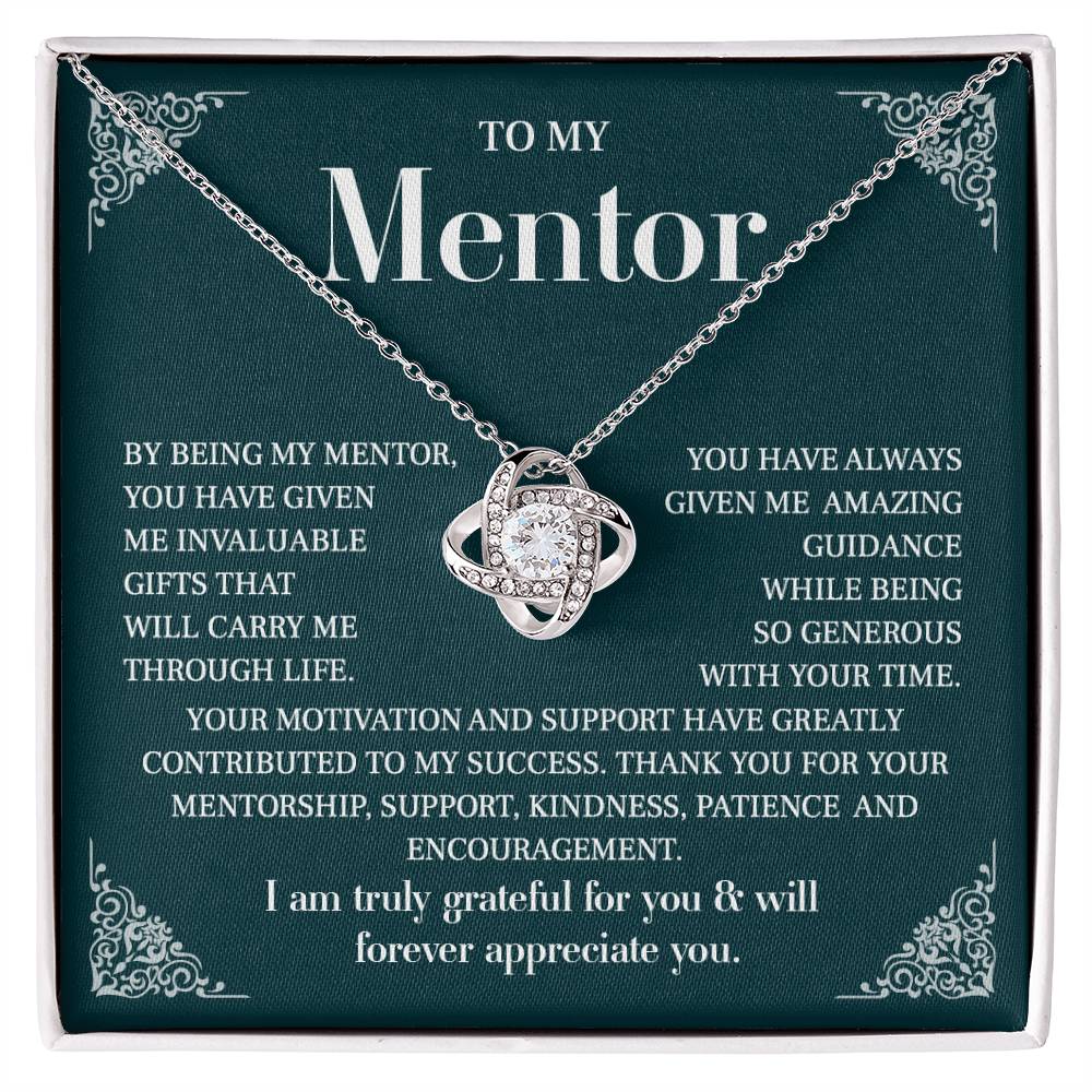 Mentor Appreciation Necklace - Thank You For Your Guidance And Support ...