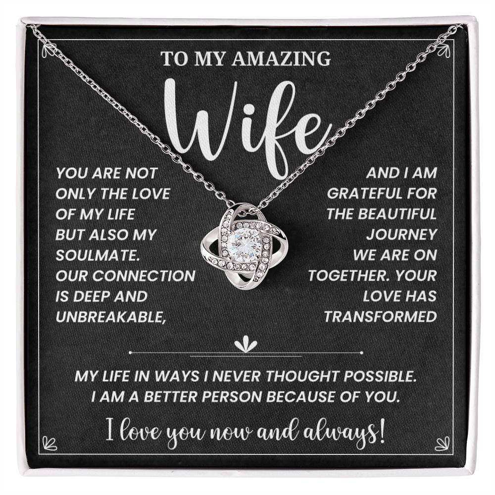 To My Amazing Wife: Soulmate Necklace - A Symbol Of Our Unbreakable Lo ...