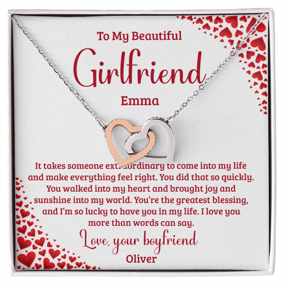 To My Beautiful Girlfriend Emma - My Extraordinary Blessing – JeweLayer
