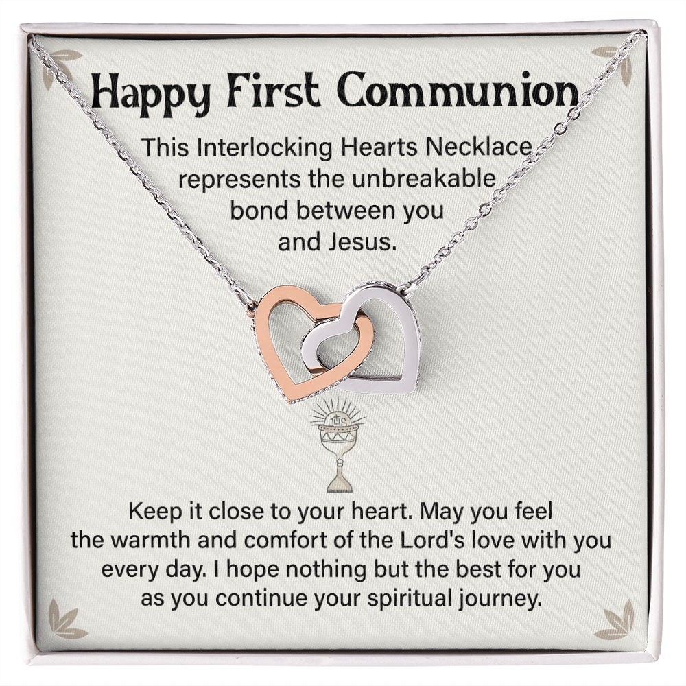 Happy First Communion Necklace Gift. – JeweLayer