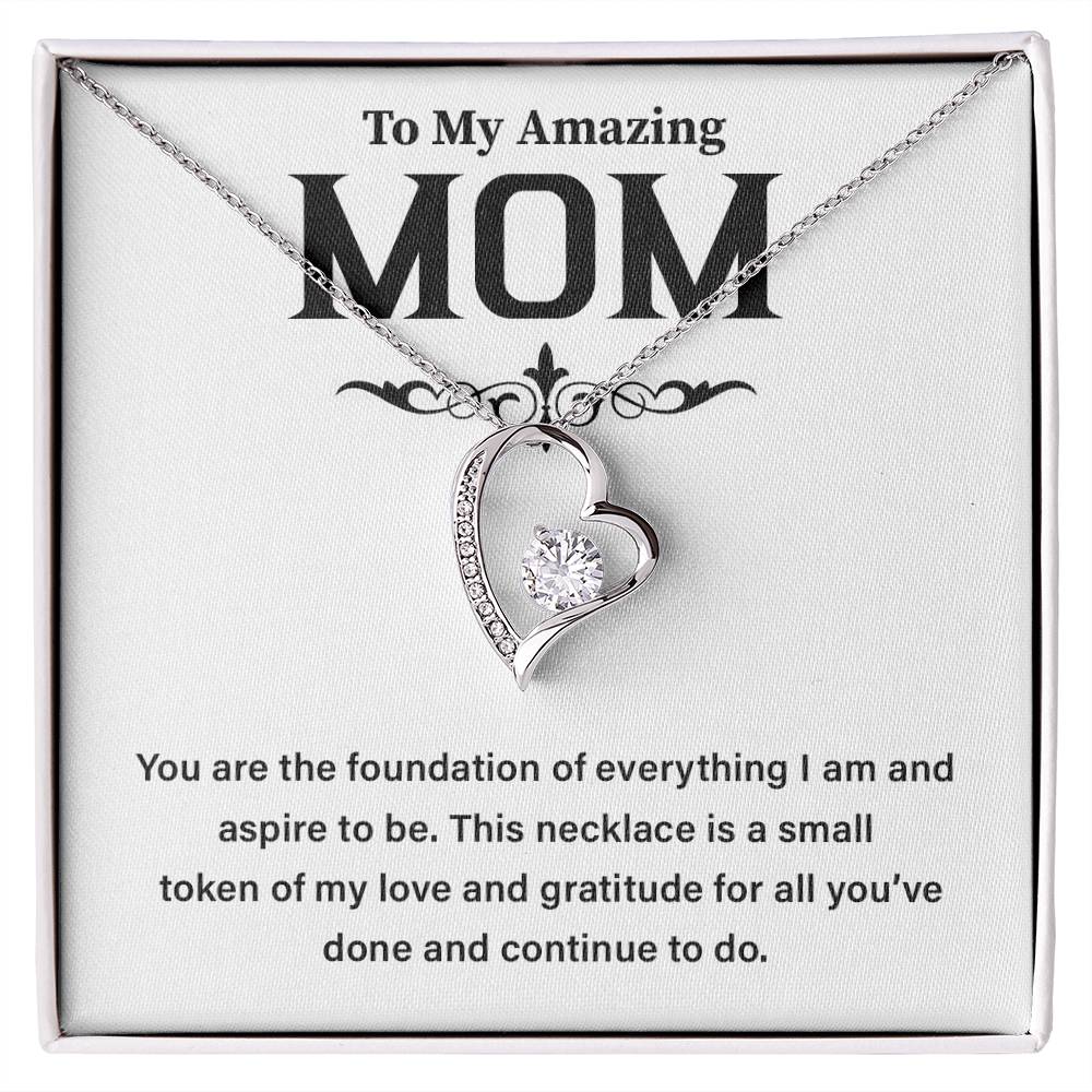 To My Amazing Mom: Heartfelt Necklace Gift To Show My Love And Gratitu ...
