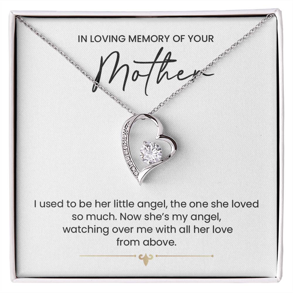 In Loving Memory Necklace For Mother – Heartfelt Memorial Jewelry Gift ...